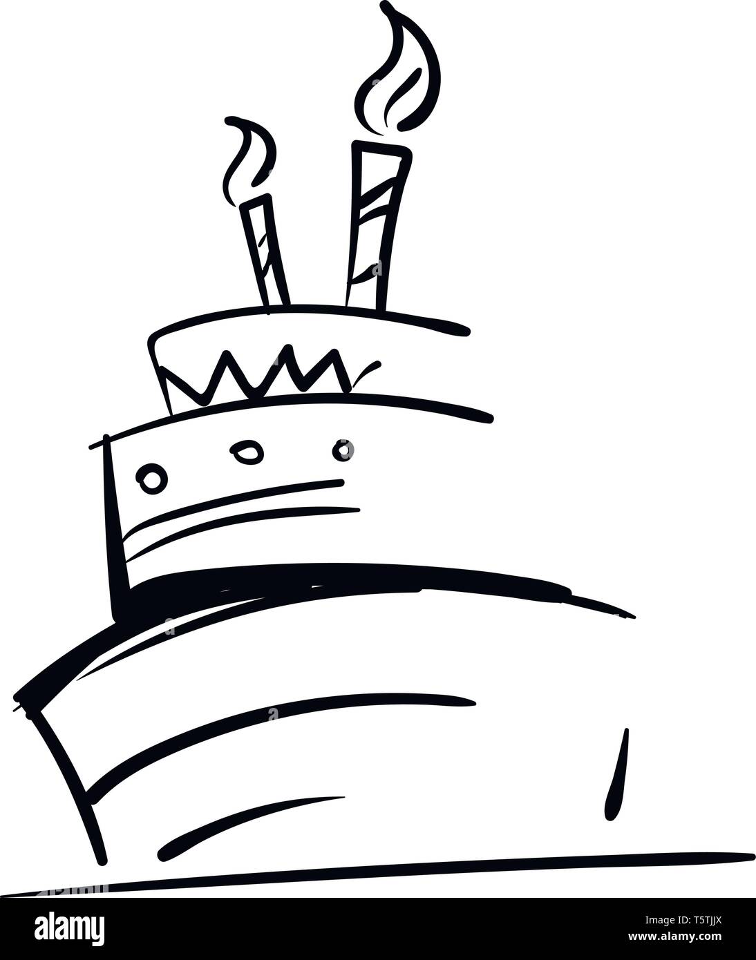 Birthday Cake Vector