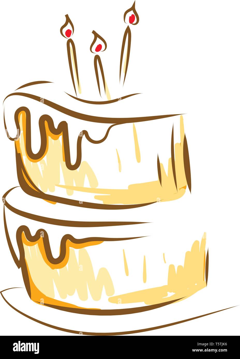 Creamy layers Stock Vector Images - Alamy