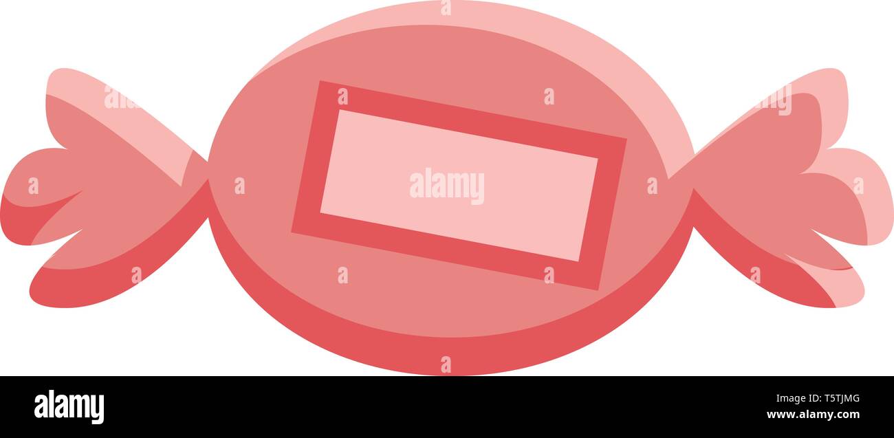 Candy in red wrapper vector or color illustration Stock Vector Image ...