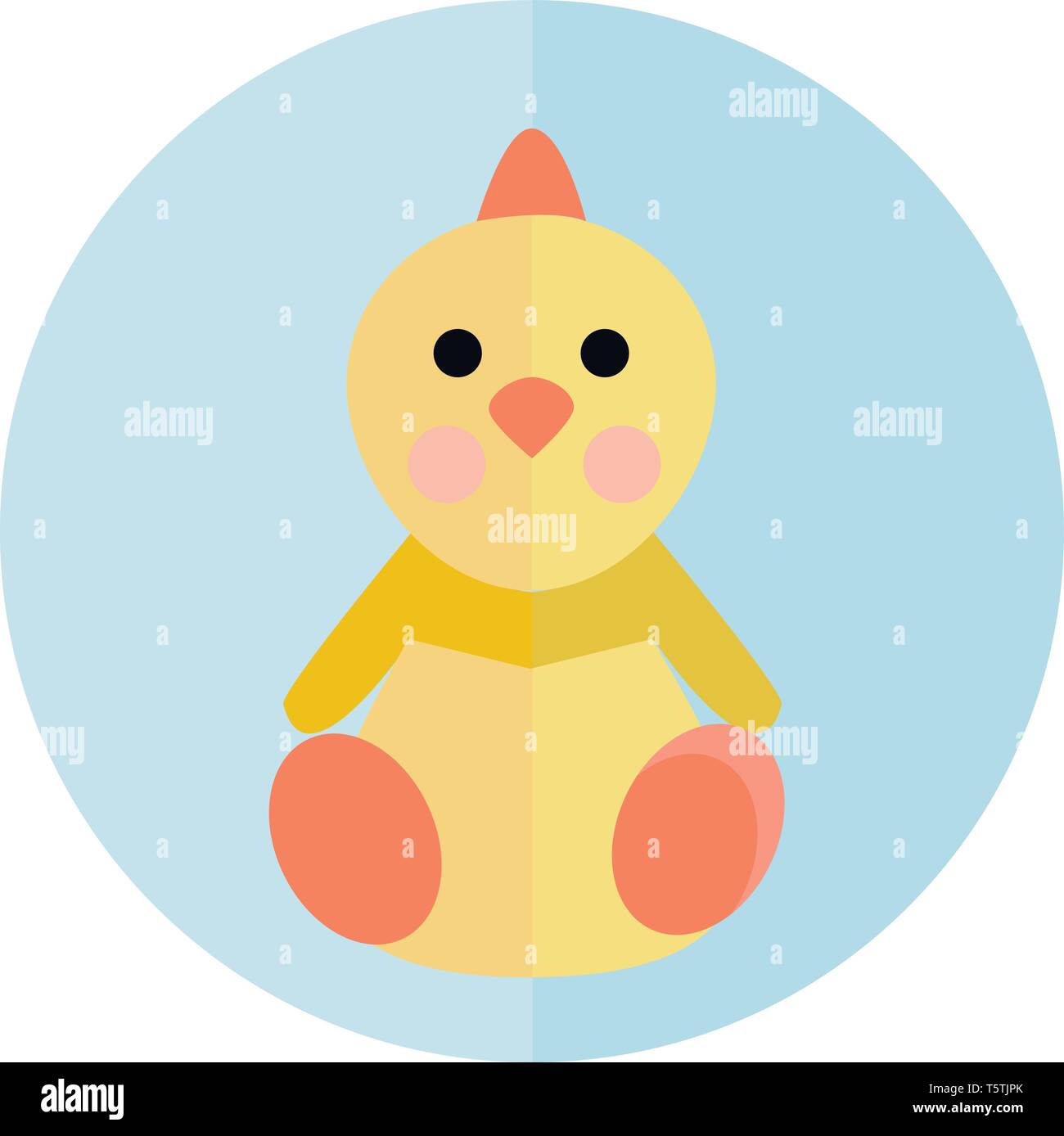 Baby chicken clip art vector or color illustration Stock Vector Image ...