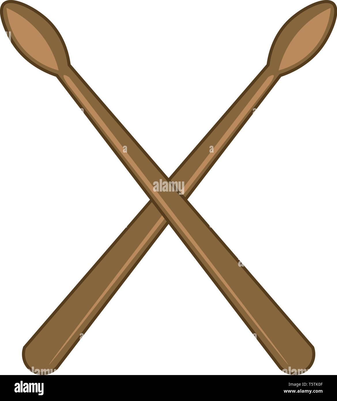 Pair of drumsticks vector or color illustration Stock Vector Image ...