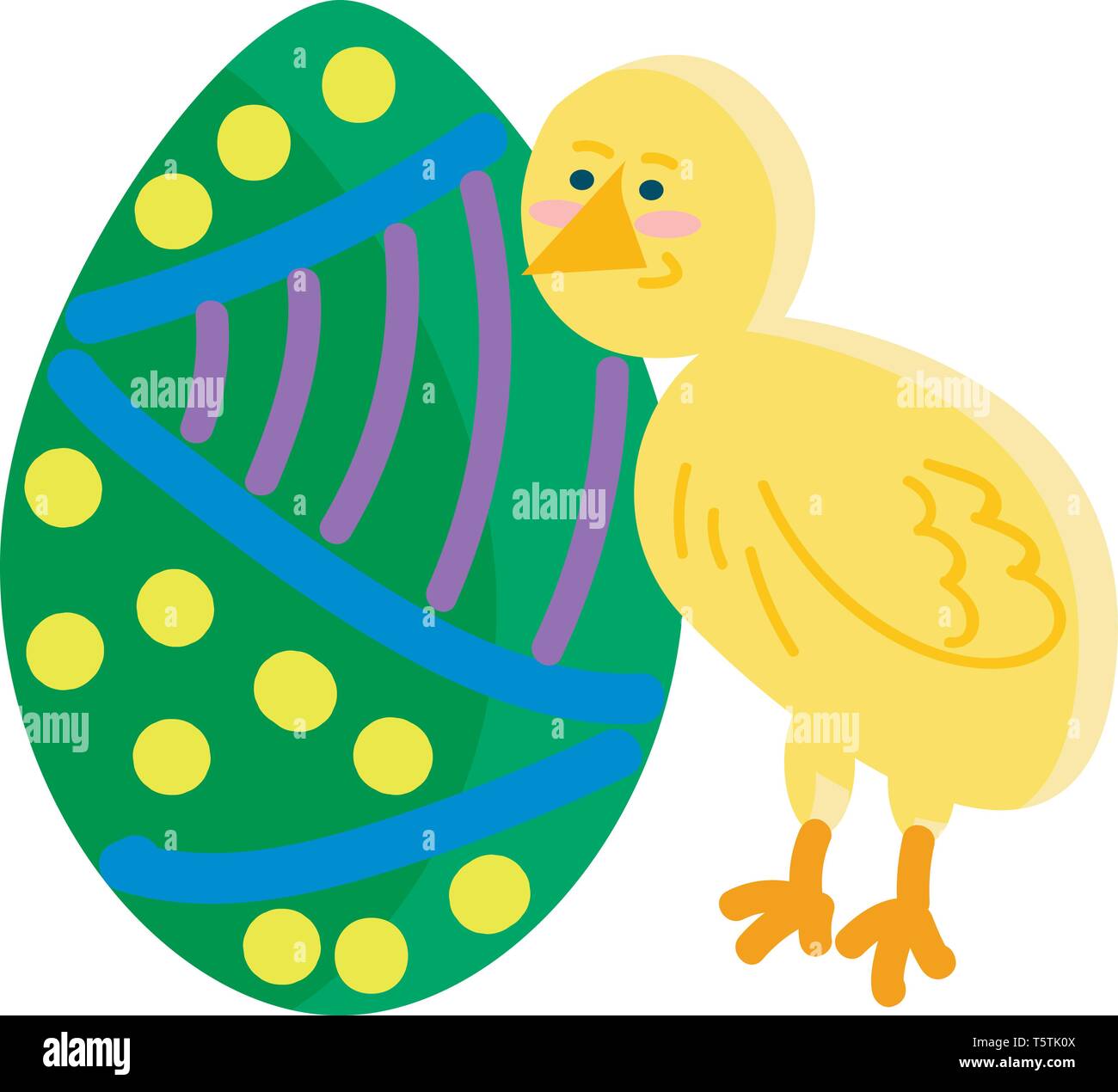 Easter color illustration hi-res stock photography and images - Alamy