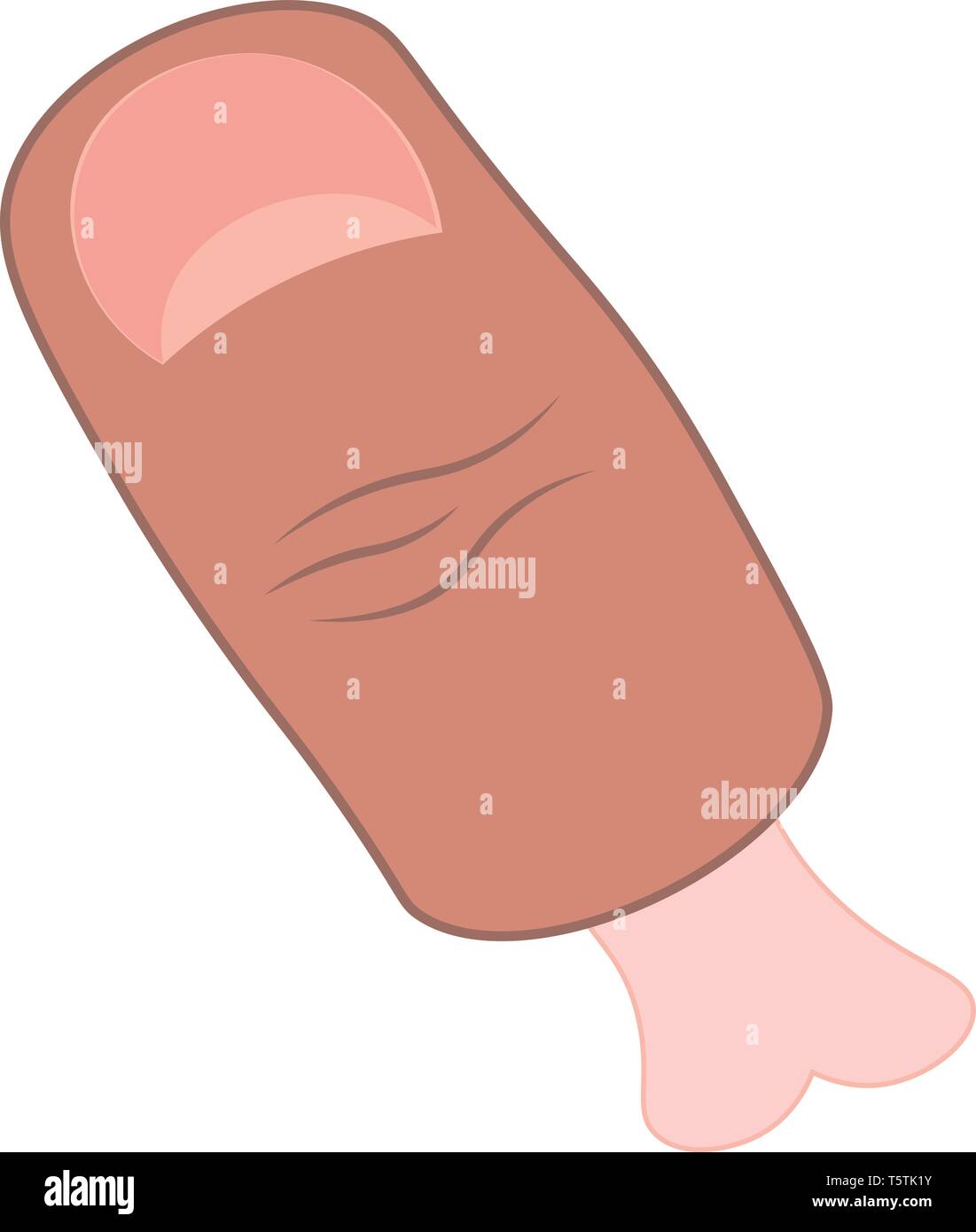 Thumb finger with joint bone vector or color illustration Stock Vector ...