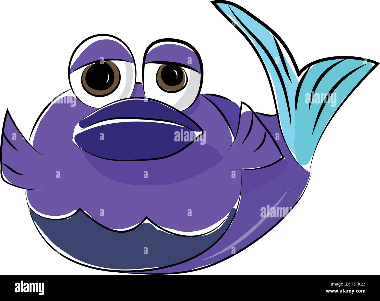 Blue fishing Stock Vector Images - Alamy