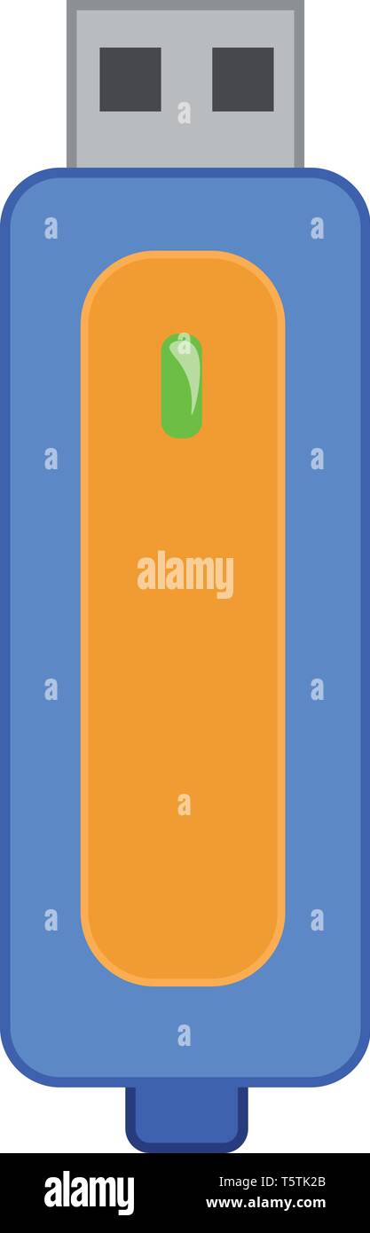 External storage flash drive vector or color illustration Stock Vector ...