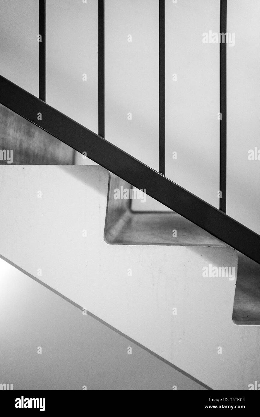 Stairs white from side hi-res stock photography and images - Alamy