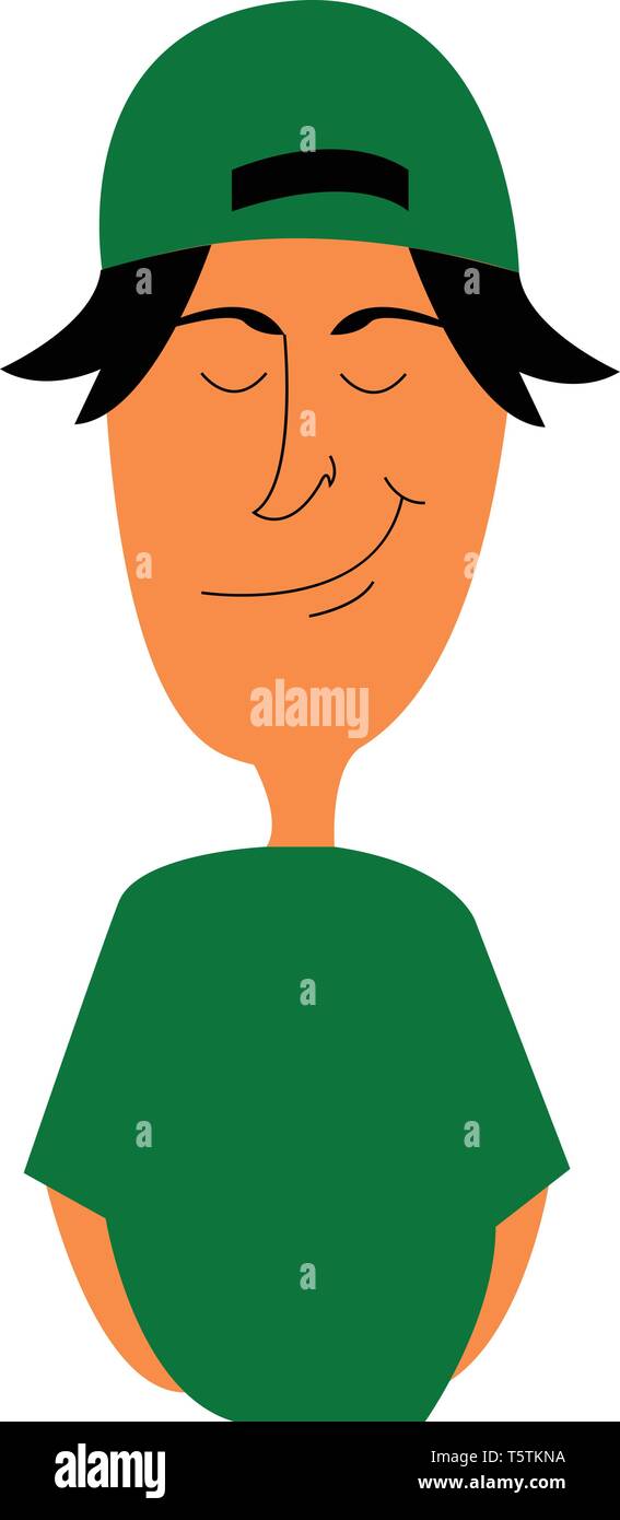 Backward cap Stock Vector Images - Alamy