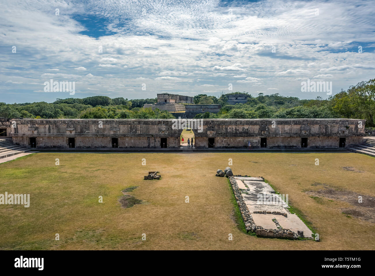 The Governor's Palace in the ancient Mayan city of Uxmal, Merida ...