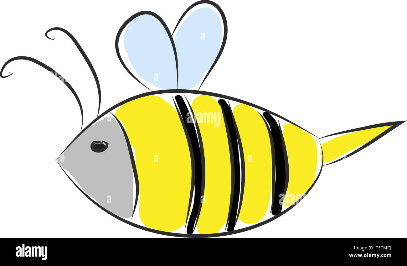 Simple Cartoon Bee