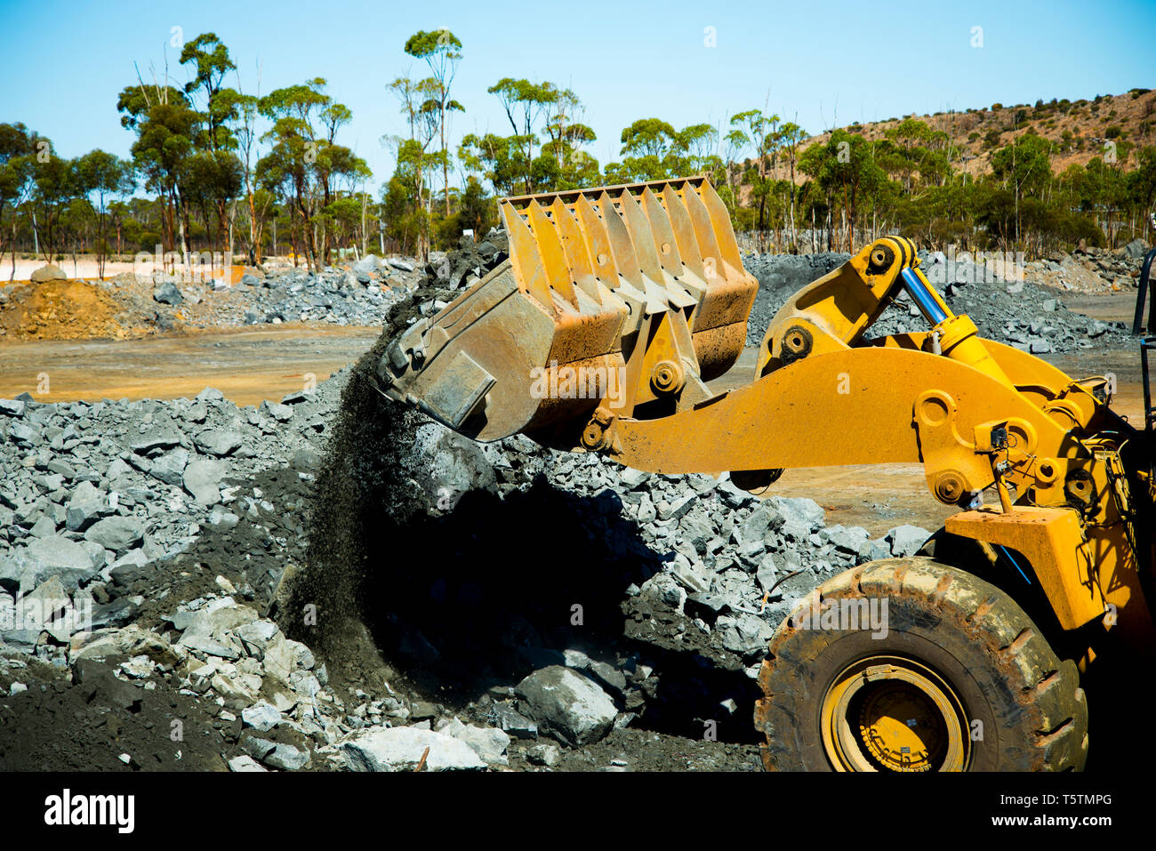 Mining Ore Load Stock Photo - Alamy