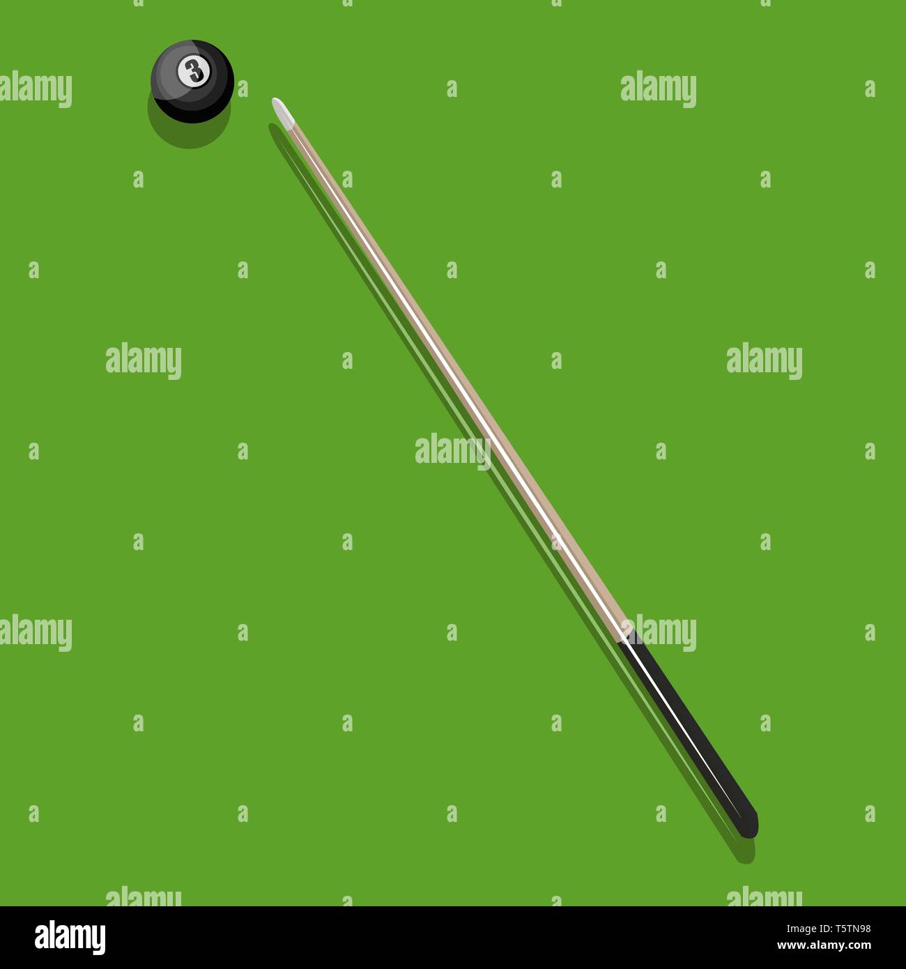 Billiards ball vector vectors hi-res stock photography and images - Alamy