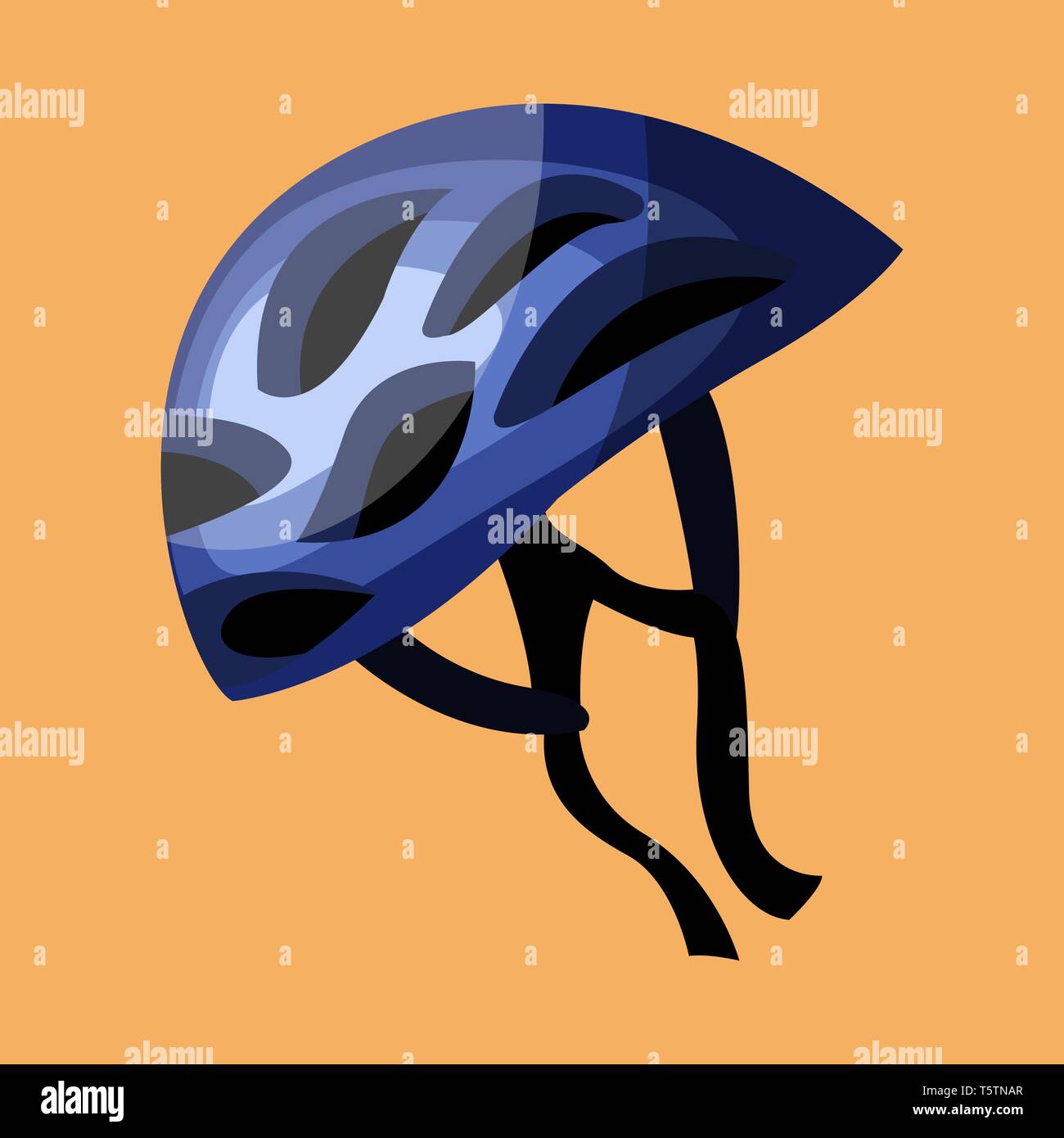 A Helmet cap for sports like cricket boxing etc. vector color drawing ...
