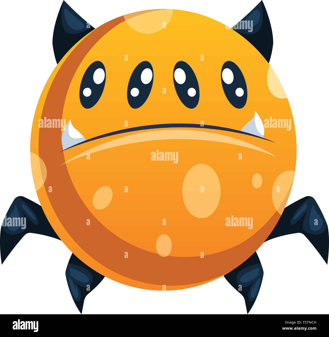 Scary Cartoon Spider Eyes