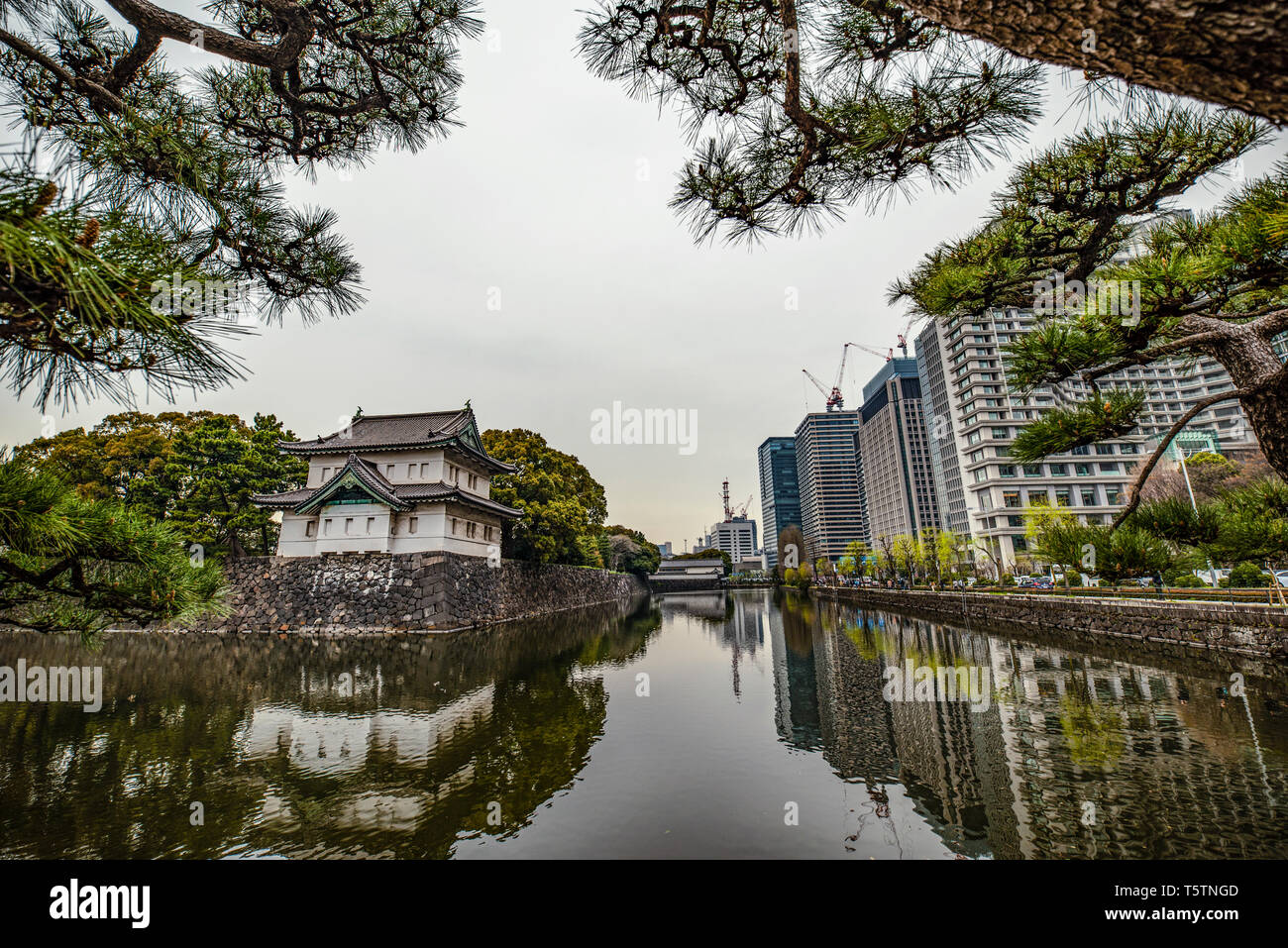 The Moat around the Imperial Palace in Tokyo Stock Photo - Alamy