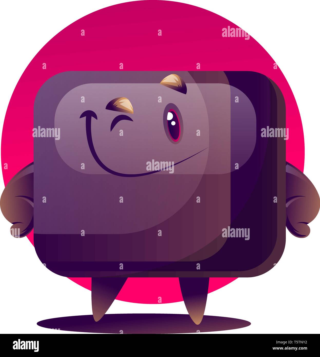 Television comic Stock Vector Images - Alamy