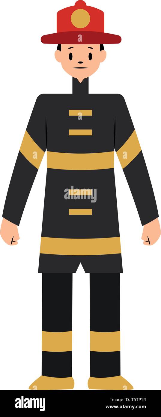 Fireman face vector hi-res stock photography and images - Alamy