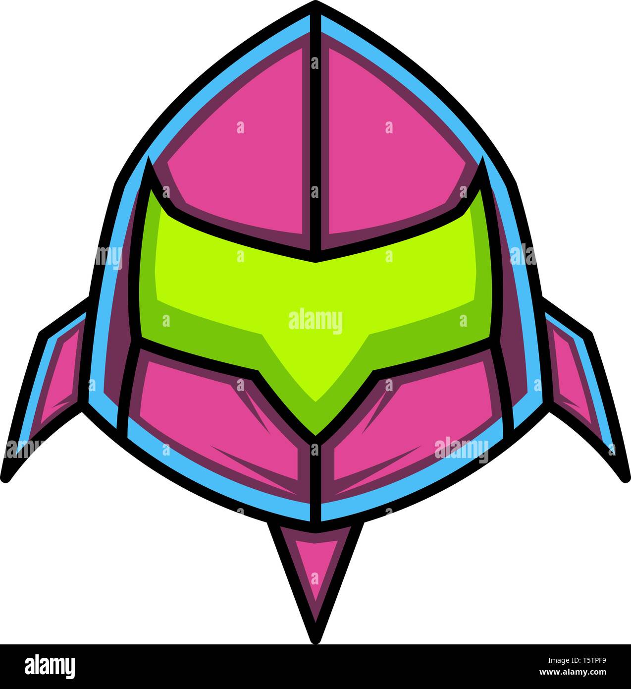 Colorful gaming mask illustration vector on white background Stock ...