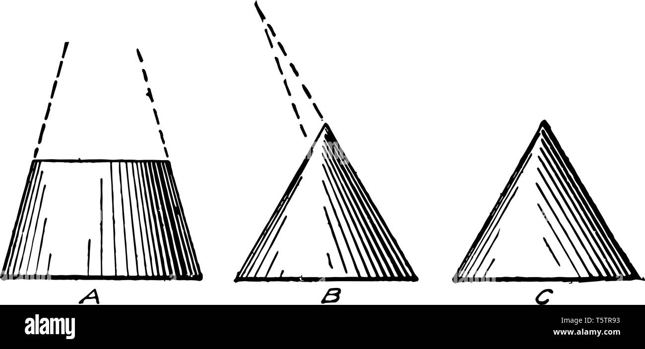 Shaded Triangular Cone