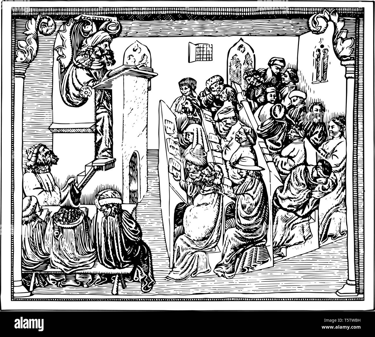 Fifteenth 15th century Stock Vector Images - Alamy