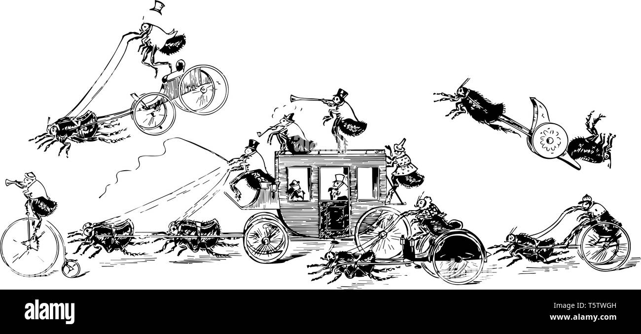 Flea circus hi-res stock photography and images - Alamy