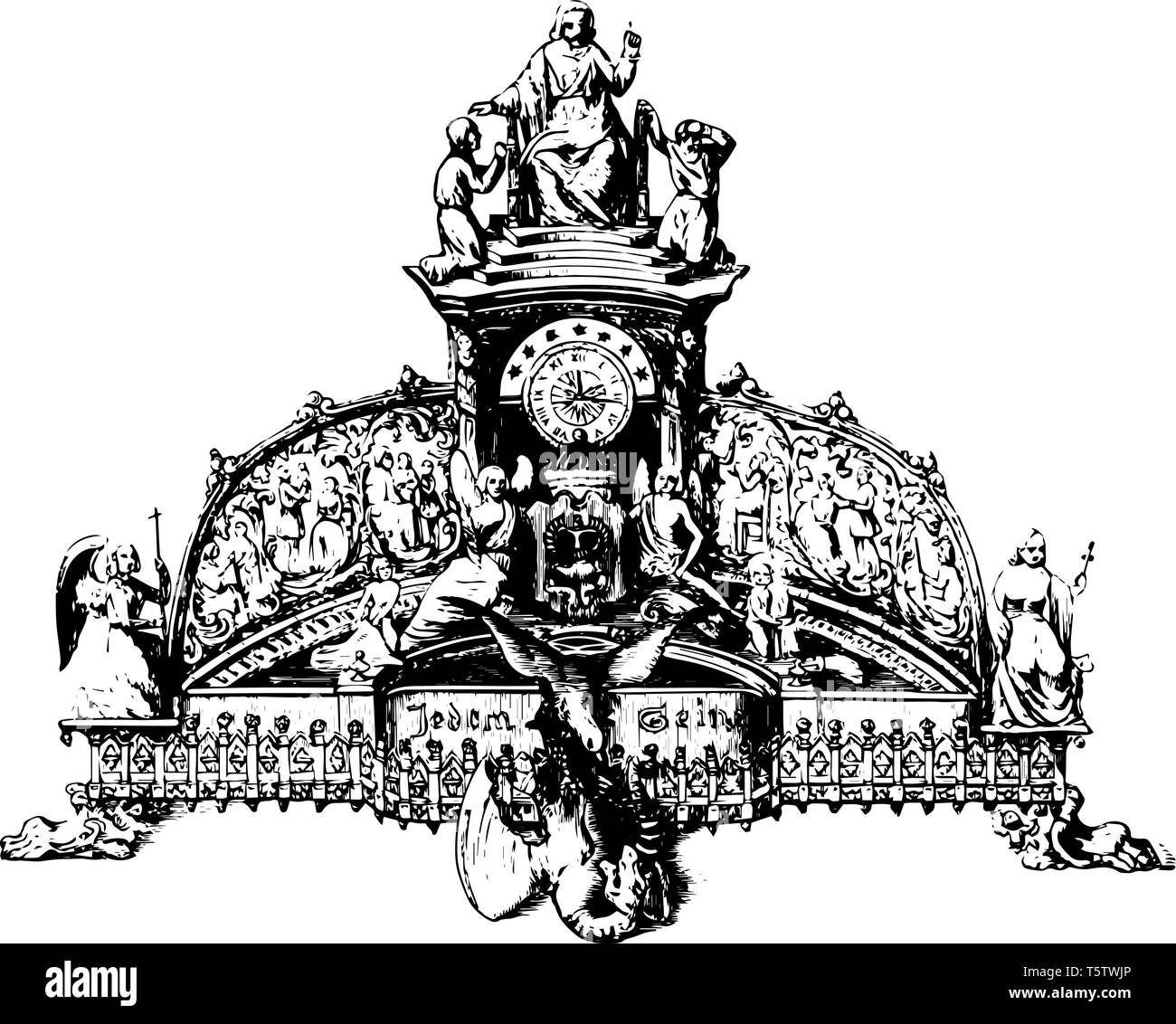 Silver and enamel Stock Vector Images - Alamy