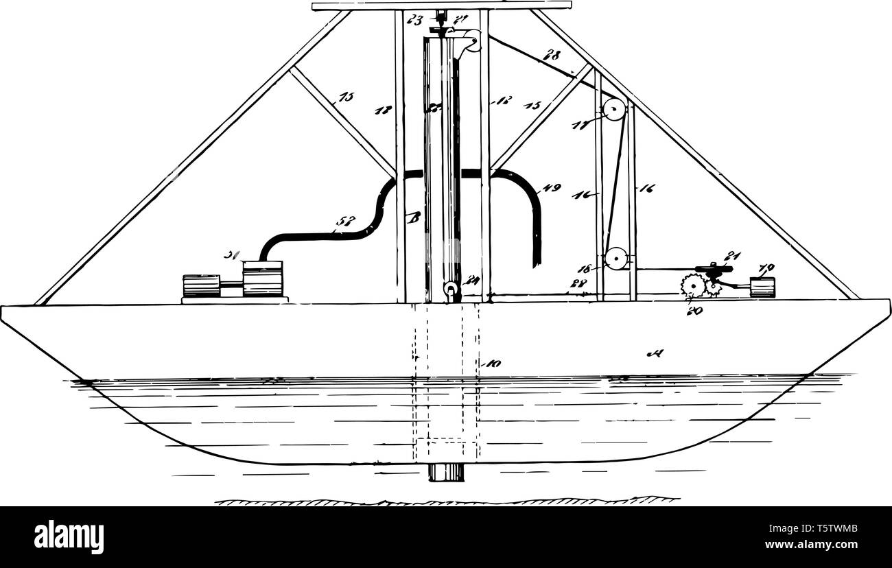 This illustration represents Mining Machine which is to economically ...