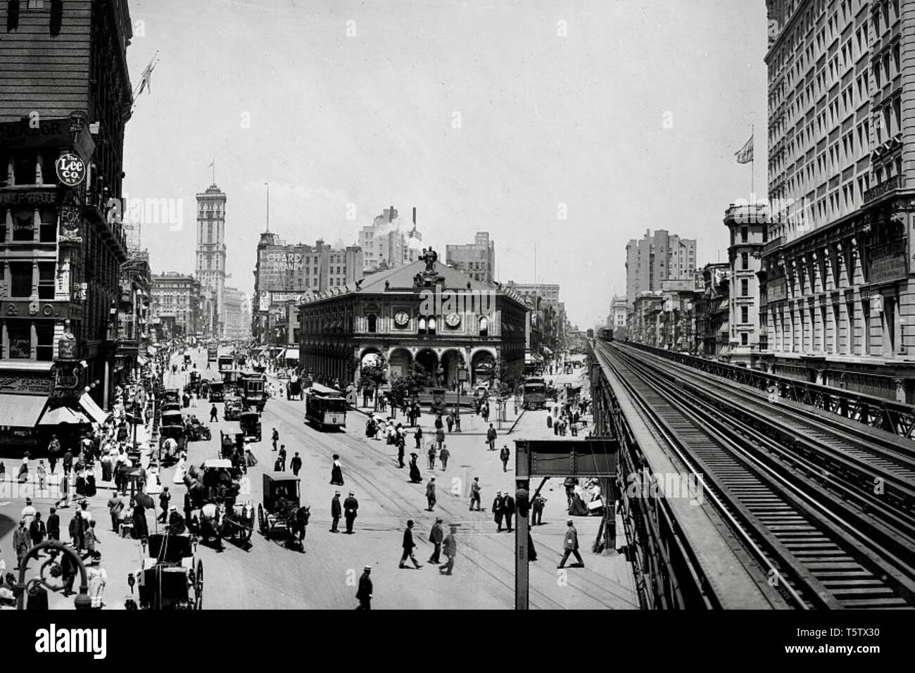 Time square new york 1908 hi-res stock photography and images - Alamy