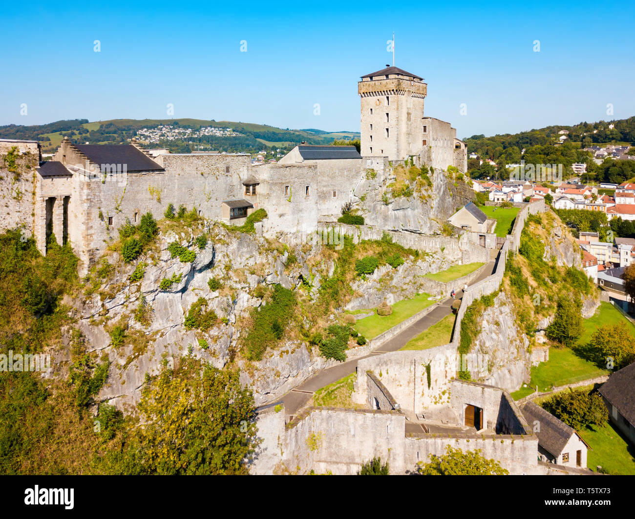 Fort Pyrenean Museum is located in Lourdes town in France Stock Photo ...