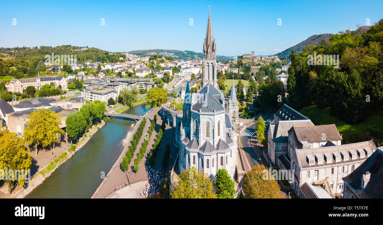 Sanctuary of Our Lady of Lourdes is a roman catholic church in Lourdes ...