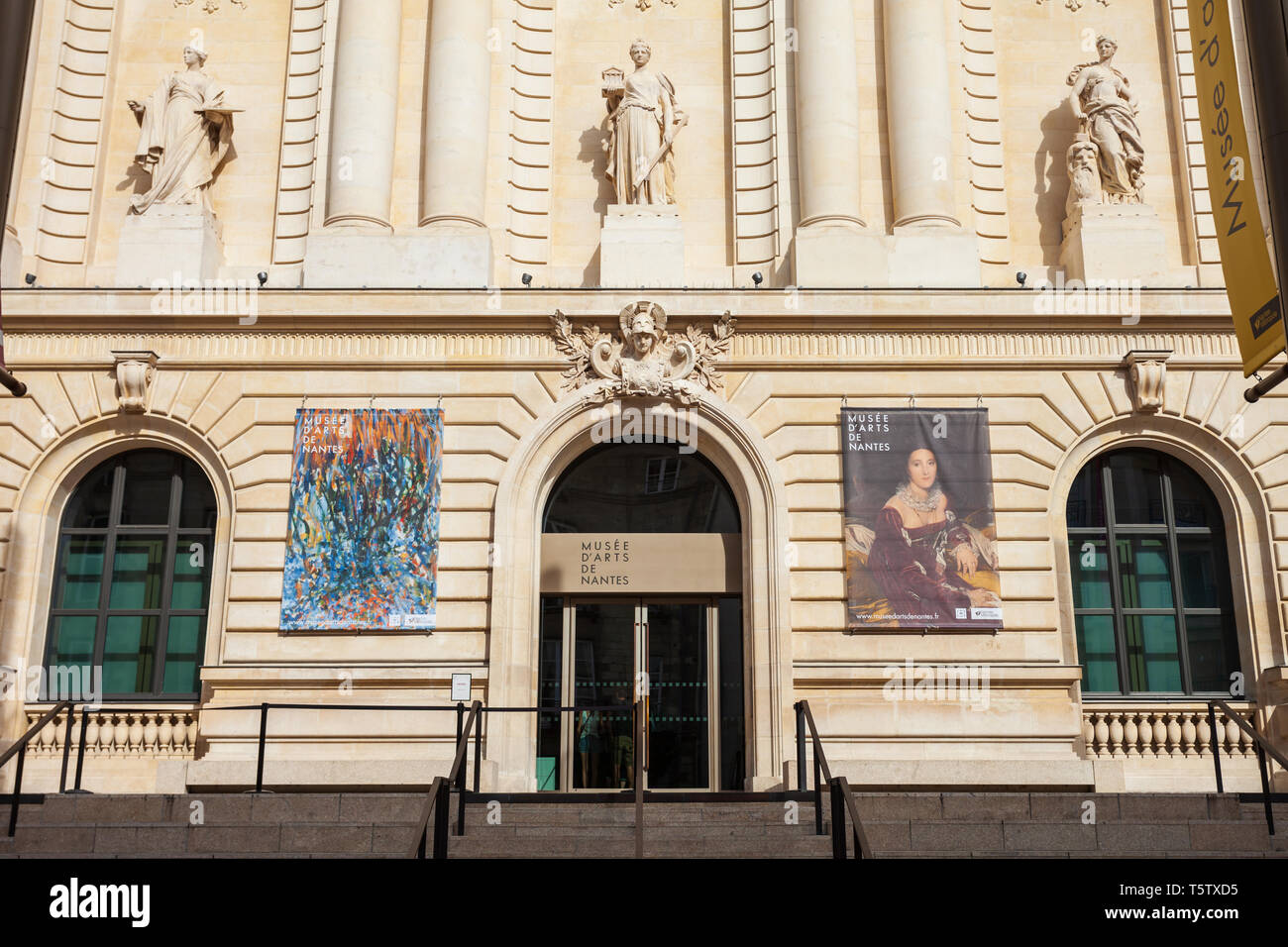 Musee des Beaux-Arts or Fine Arts Museum of Nantes is located in the ...