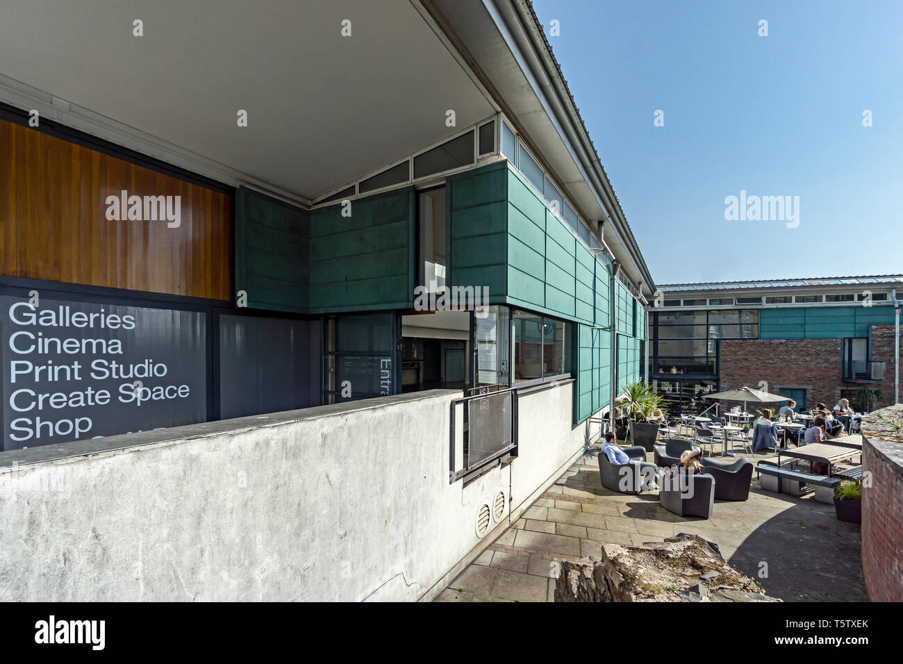 DCA (Dundee Contemporary Arts Centre) entrance in Nethergate Dundee ...