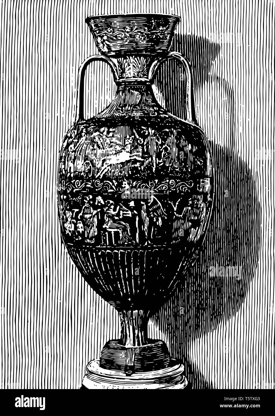 Slender amphora Stock Vector Images - Alamy