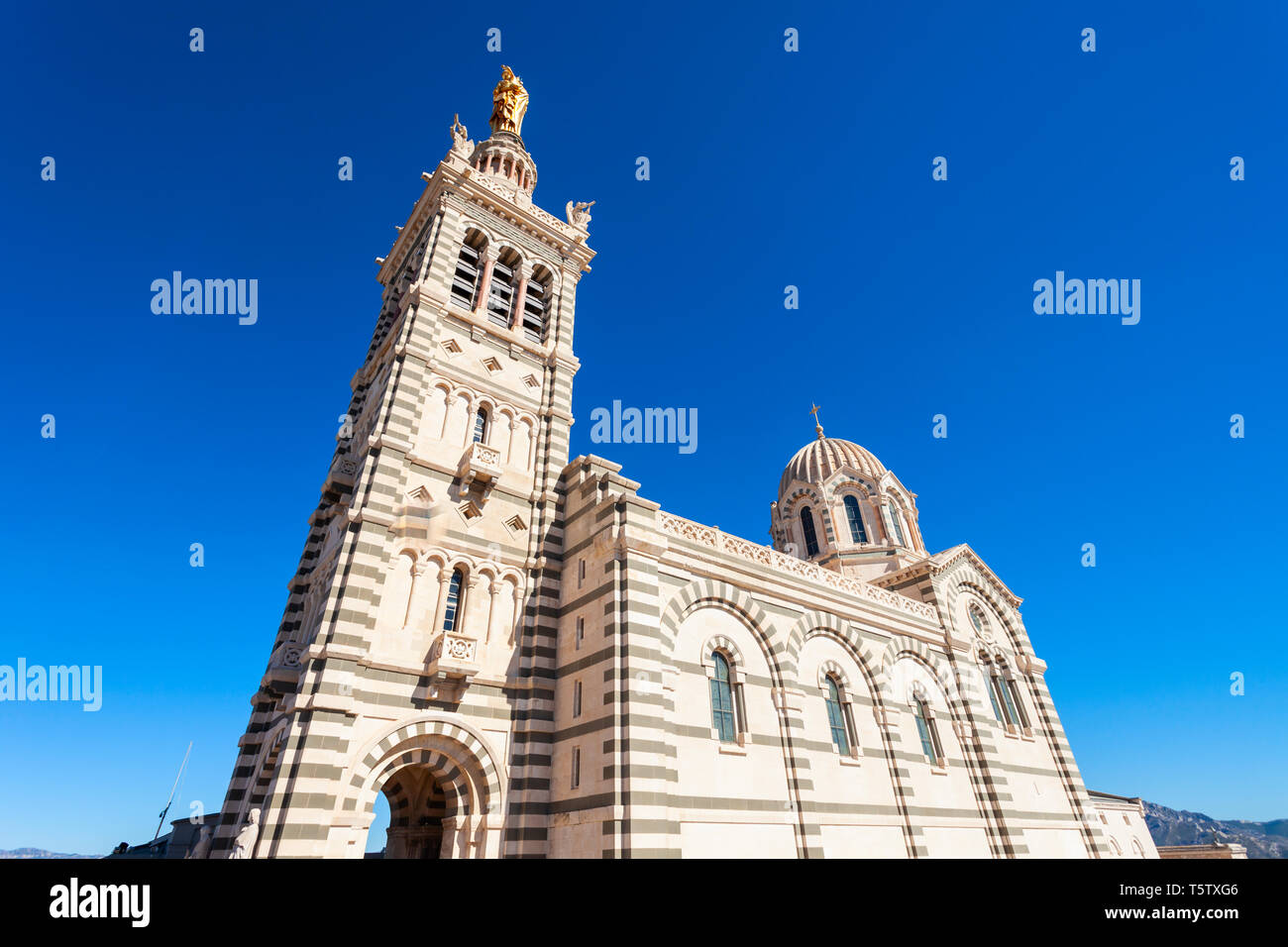 Notre Dame de la Garde or Our Lady of the Guard is a catholic church in ...