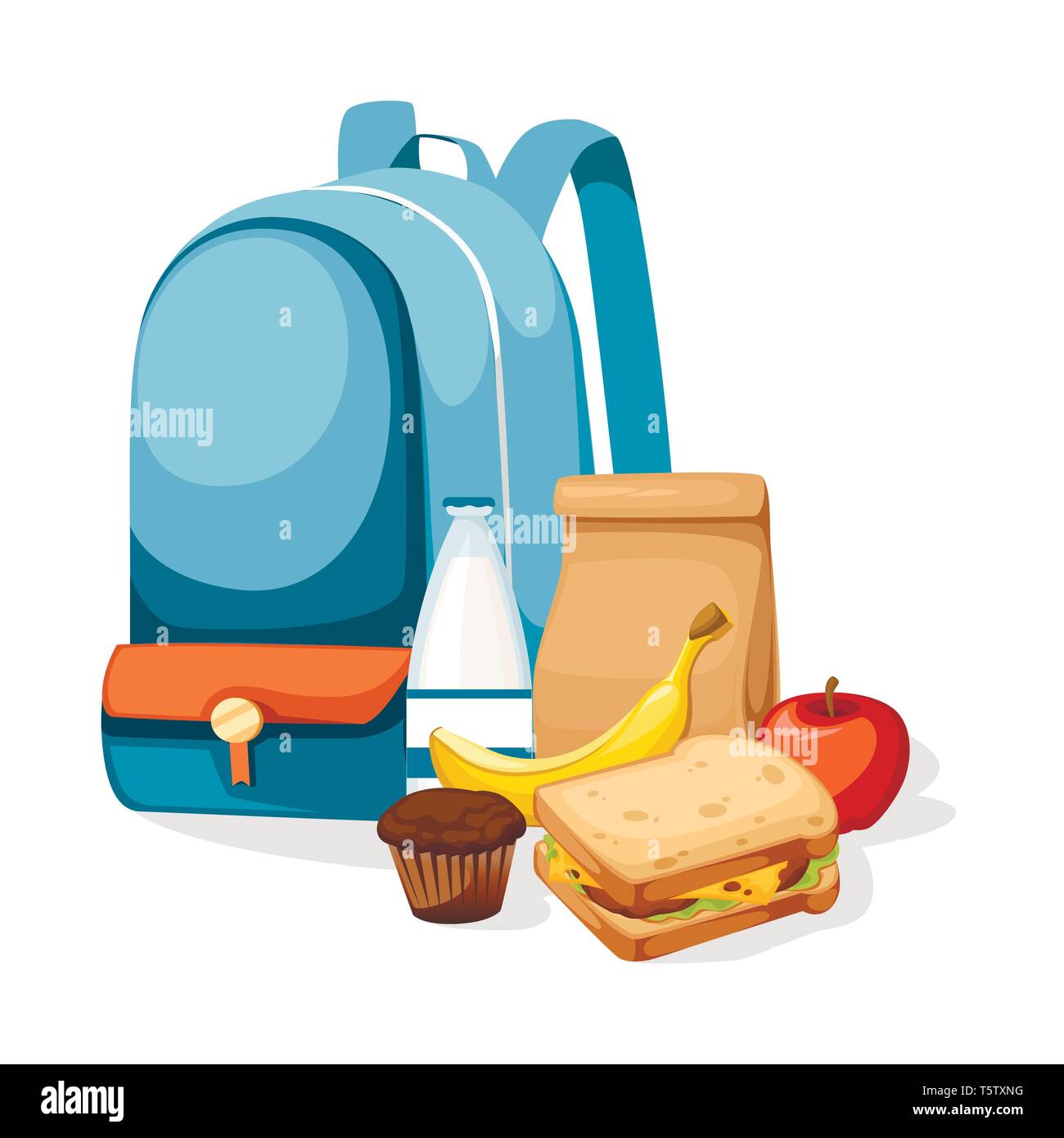 Brown Bag Lunch Clipart