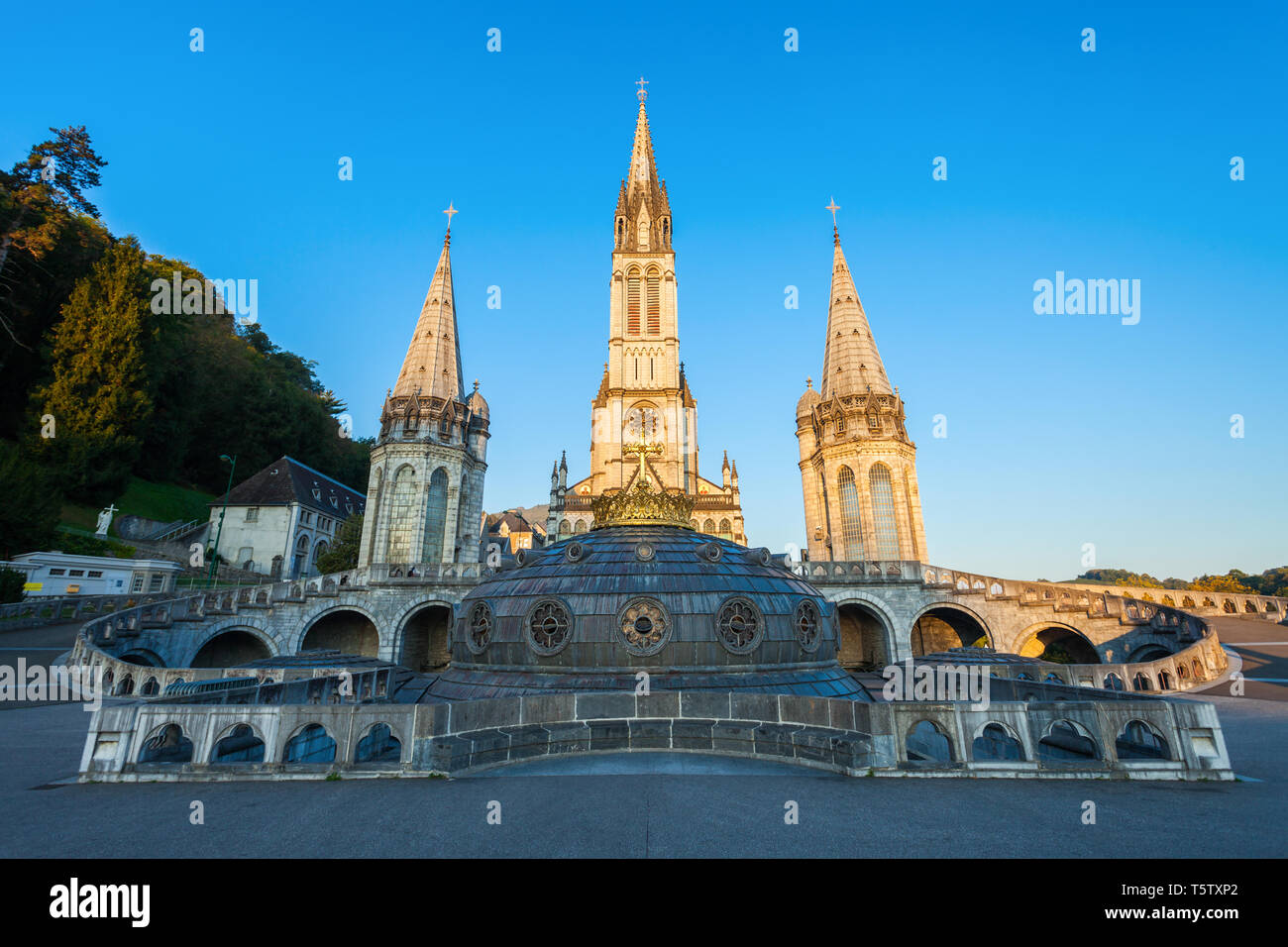 Sanctuary of Our Lady of Lourdes is a roman catholic church in Lourdes ...