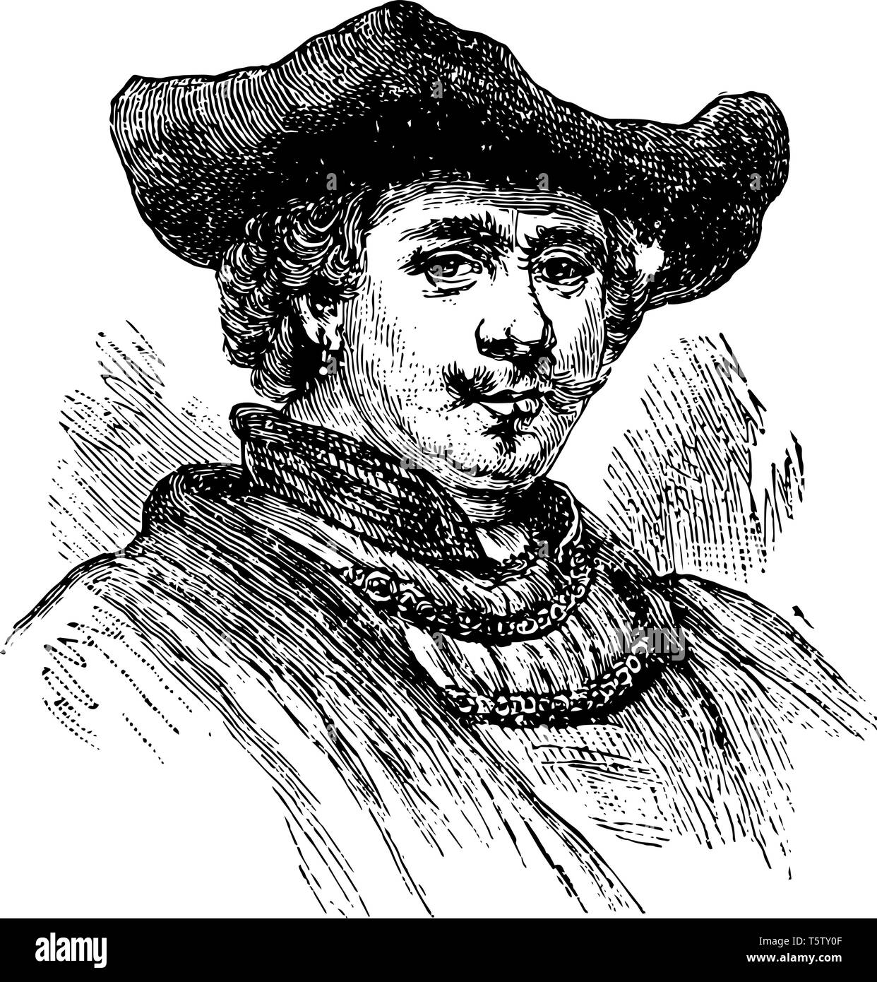 Rembrandt van ryn Stock Vector Images - Alamy