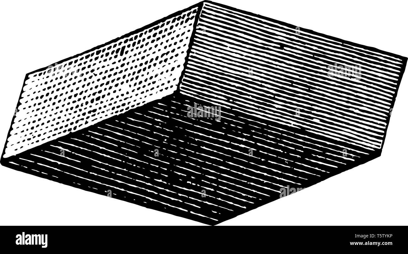 An image showing Rhombohedron. The rhombohedron is a shape that ...