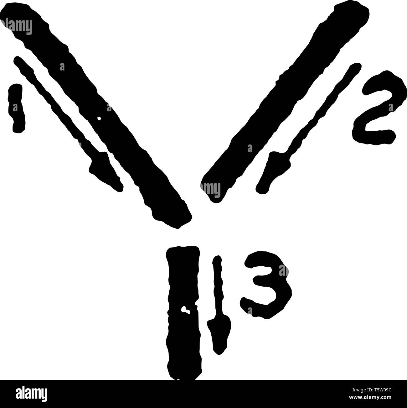 This is a picture of stroke technique for writing letter Y in ...