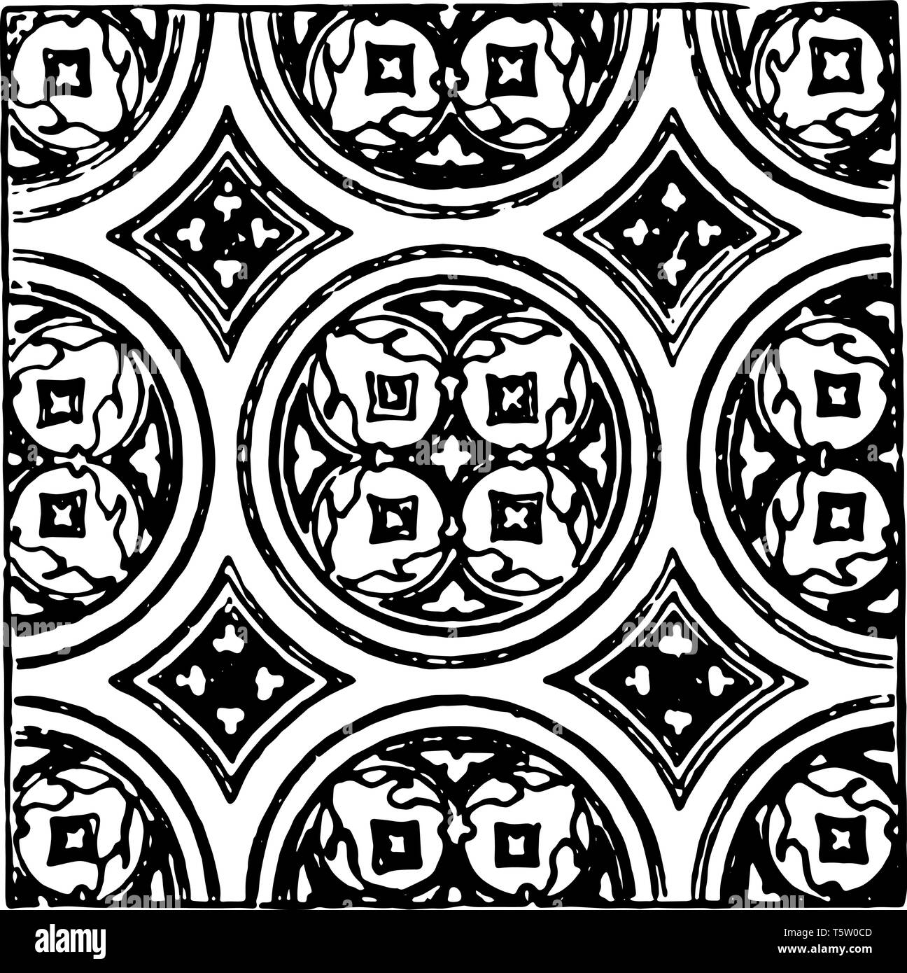 The image shows a beautiful Tessellation design together with the Old ...