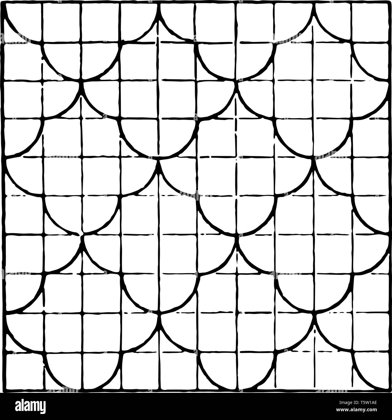 The image shows a beautiful tiling design along with a repetitive ...