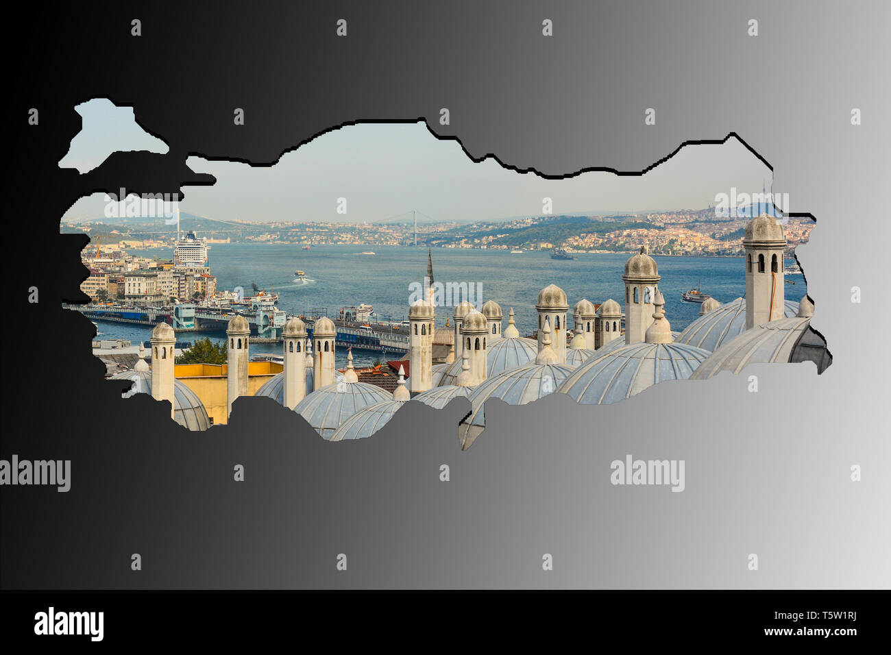 Roughly sketched out Map of Turkey as business concepts Stock Photo - Alamy