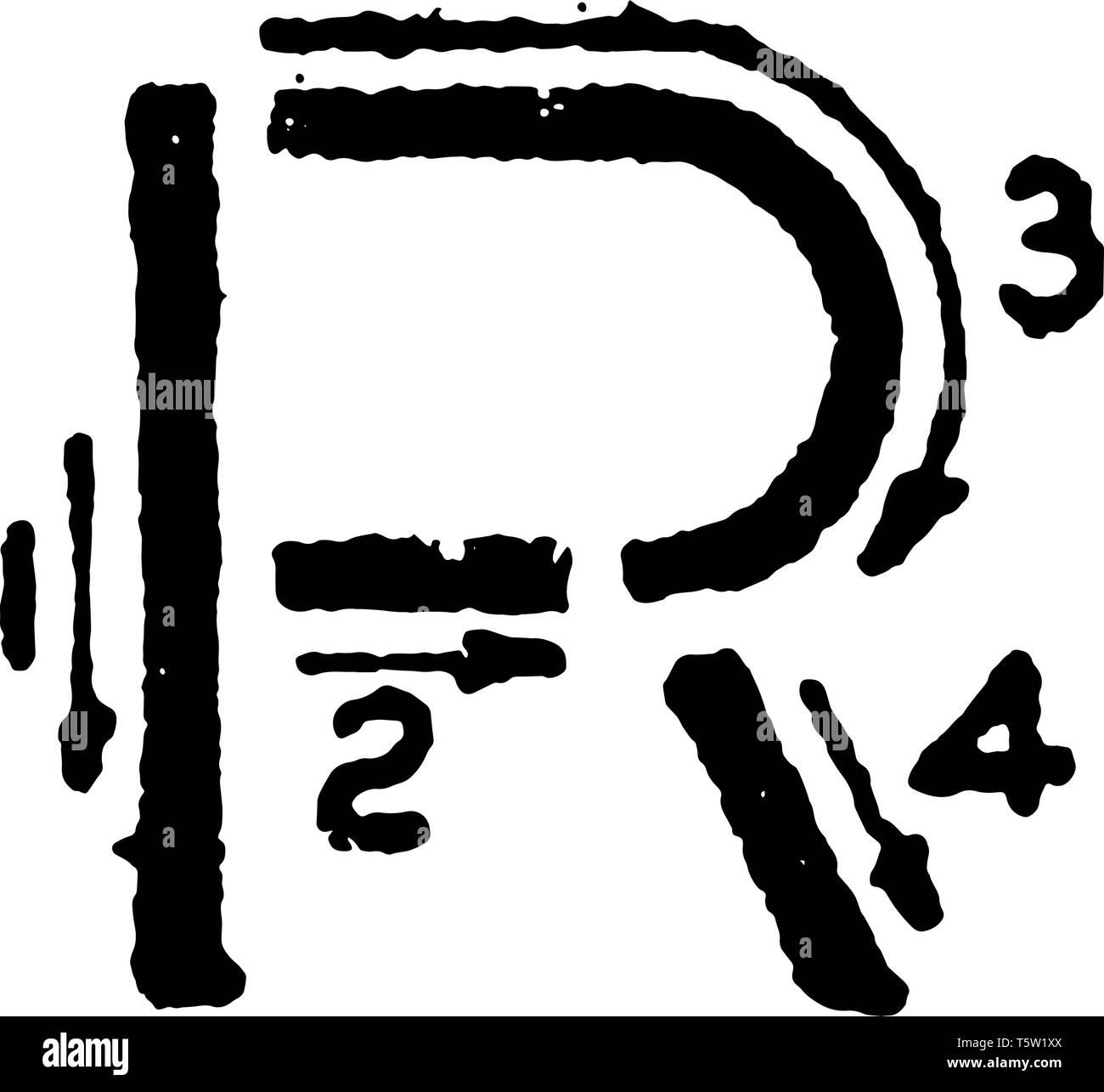 Letter r alphabet in Stock Vector Images - Alamy