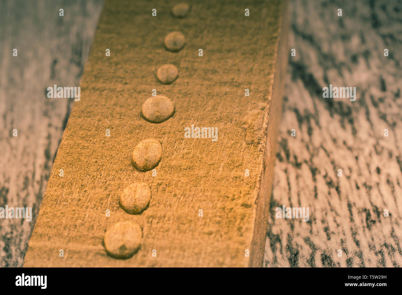 Water drops on a solid surface Stock Photo - Alamy