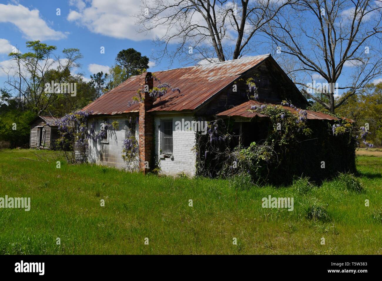 Old abandoned house in the countryside of the deep south Stock Photo ...