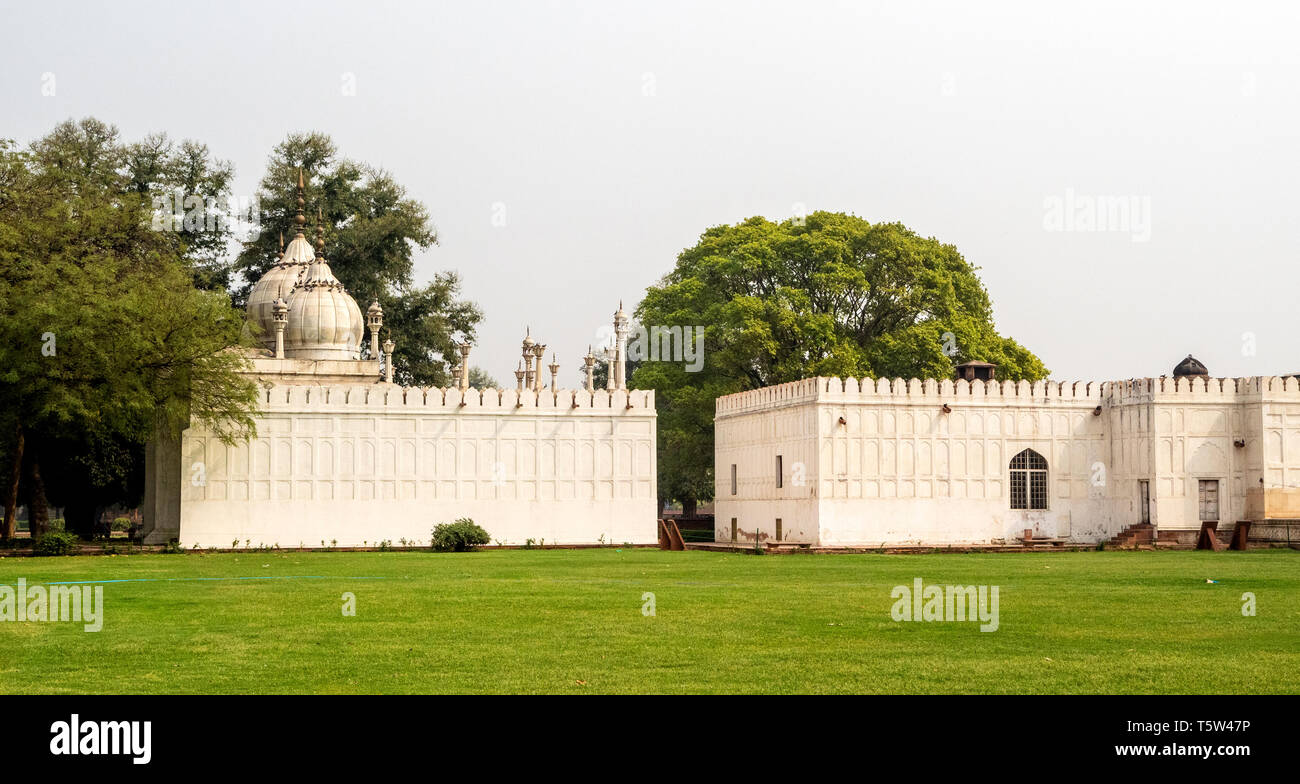 Red Fort Complex Moti Masjid Pearl Mosque High Resolution Stock ...