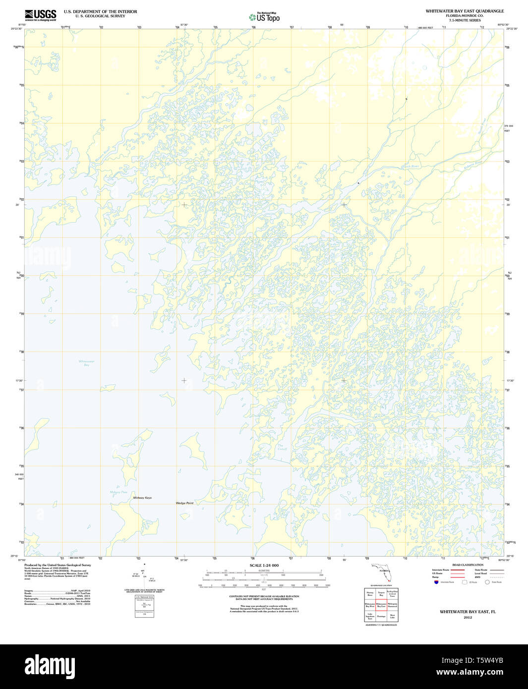 Map of whitewater hi-res stock photography and images - Alamy