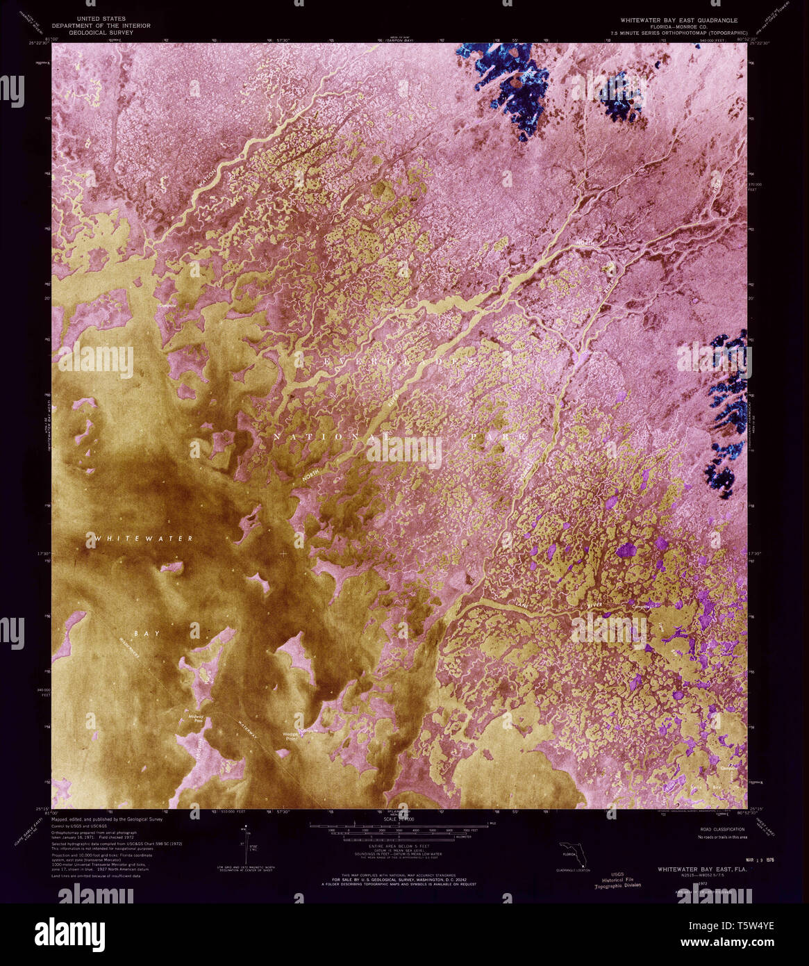 Map of whitewater hi-res stock photography and images - Alamy