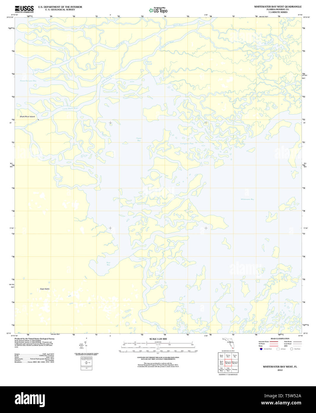 Map of whitewater hi-res stock photography and images - Alamy