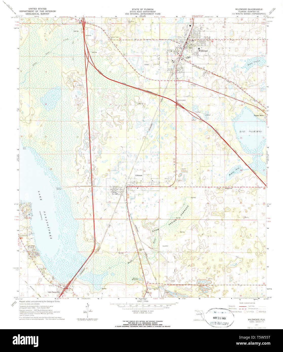 Map of wildwood hi-res stock photography and images - Alamy