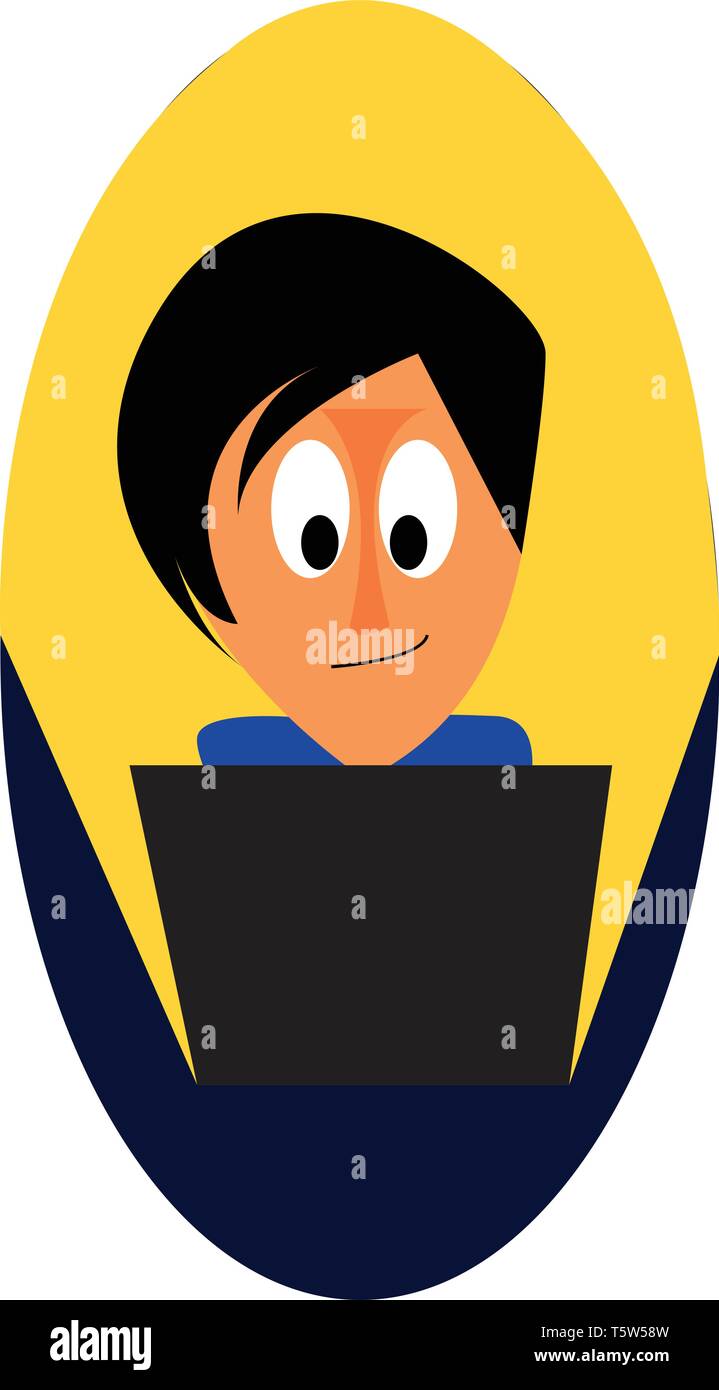 Night shift work vector or color illustration Stock Vector Image & Art ...